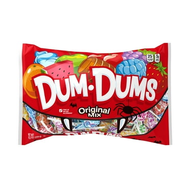 Dum Dums Halloween Flavored Fall Mix Lollipops, Gluten Free Hard Candy ...