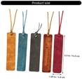 Handmade Leather Bookmarks Book Page Holder Novel Page Markers For ...