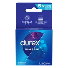 Durex Condom XXL Longer & Wider, Lubricated for Comfort and Reliability ...