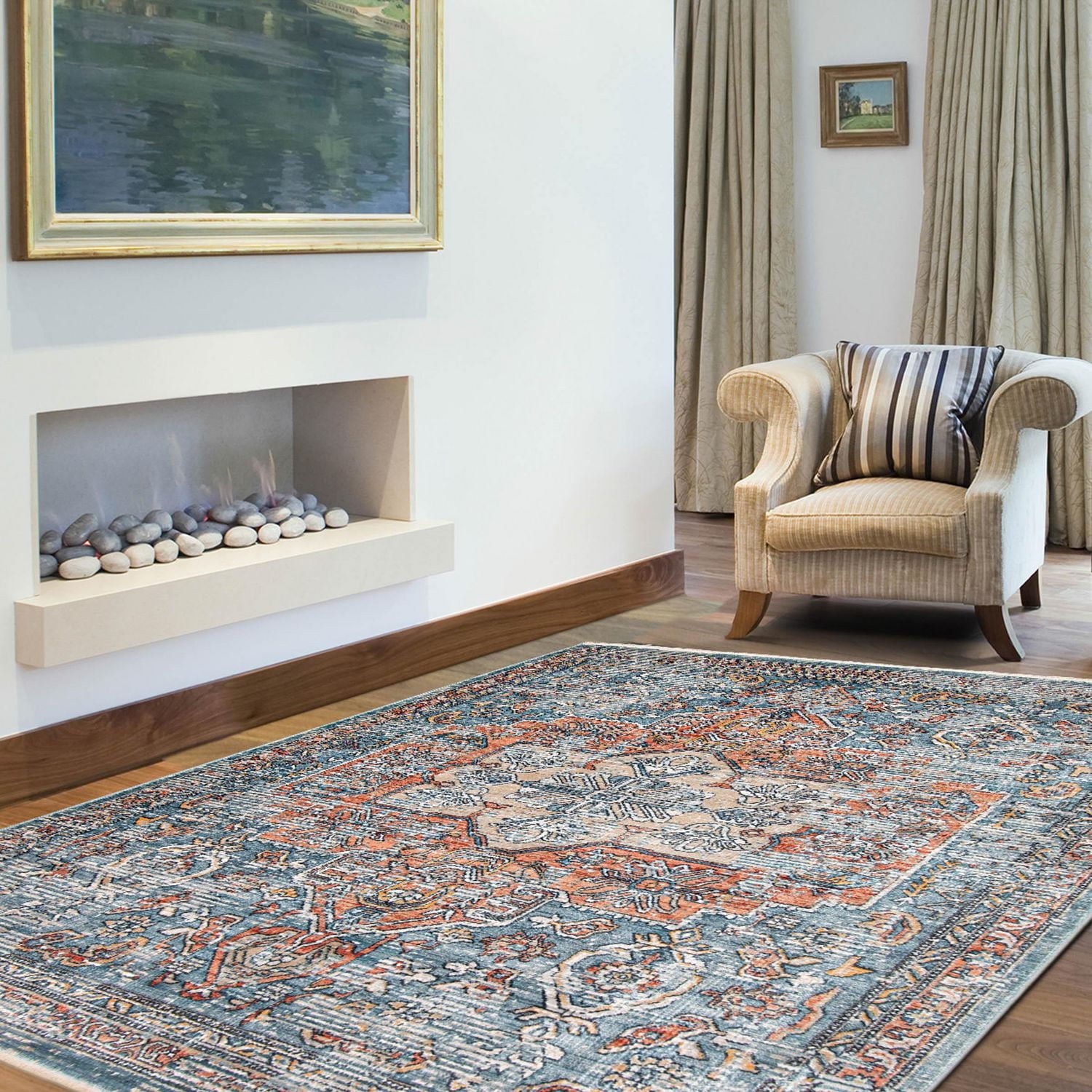 Click here for Ecarpet Traditional Distressed Ultra Soft Area Rug... prices