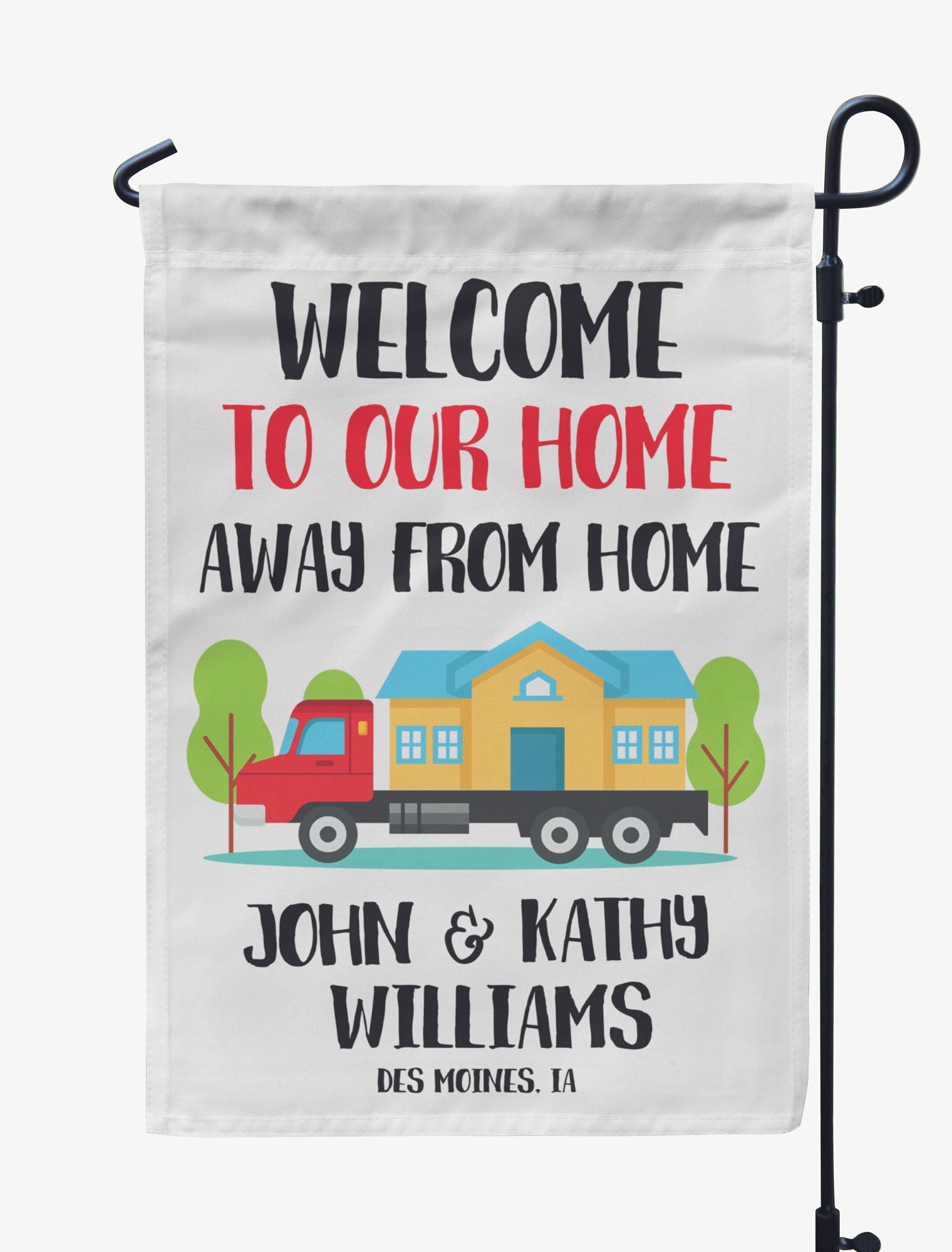 Printtoo White Welcome To Our Home Away From Home Motorhome ...