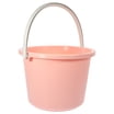 2 gal Round Bucket, 9 in H, 10 in Dia, Silver, Galvanized Steel ...