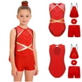 Aislor Gymnastics Leotards For Girls Sparkly Sleeveless Ballet Dance ...