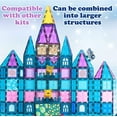 Little Pi Toys Princess Castle Magnetic Building Blocks Playset - 102 ...