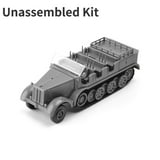 Military Assembly Model Kit DIY 1/72 Scale Plastic Sd.Kfz.7 Half-Track ...