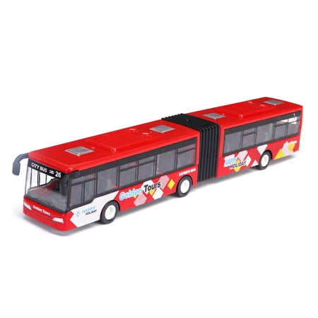 1:64 18cm Baby Pull Back Shuttle Bus Diecast Model Vehicle Kids Toy ...