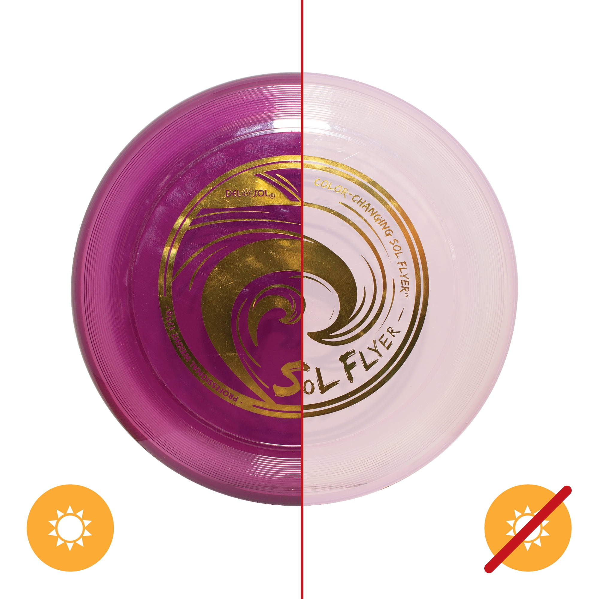 Click here for Del Sol Sol Flyer Sport Disc - Purple By Delsol Fo... prices
