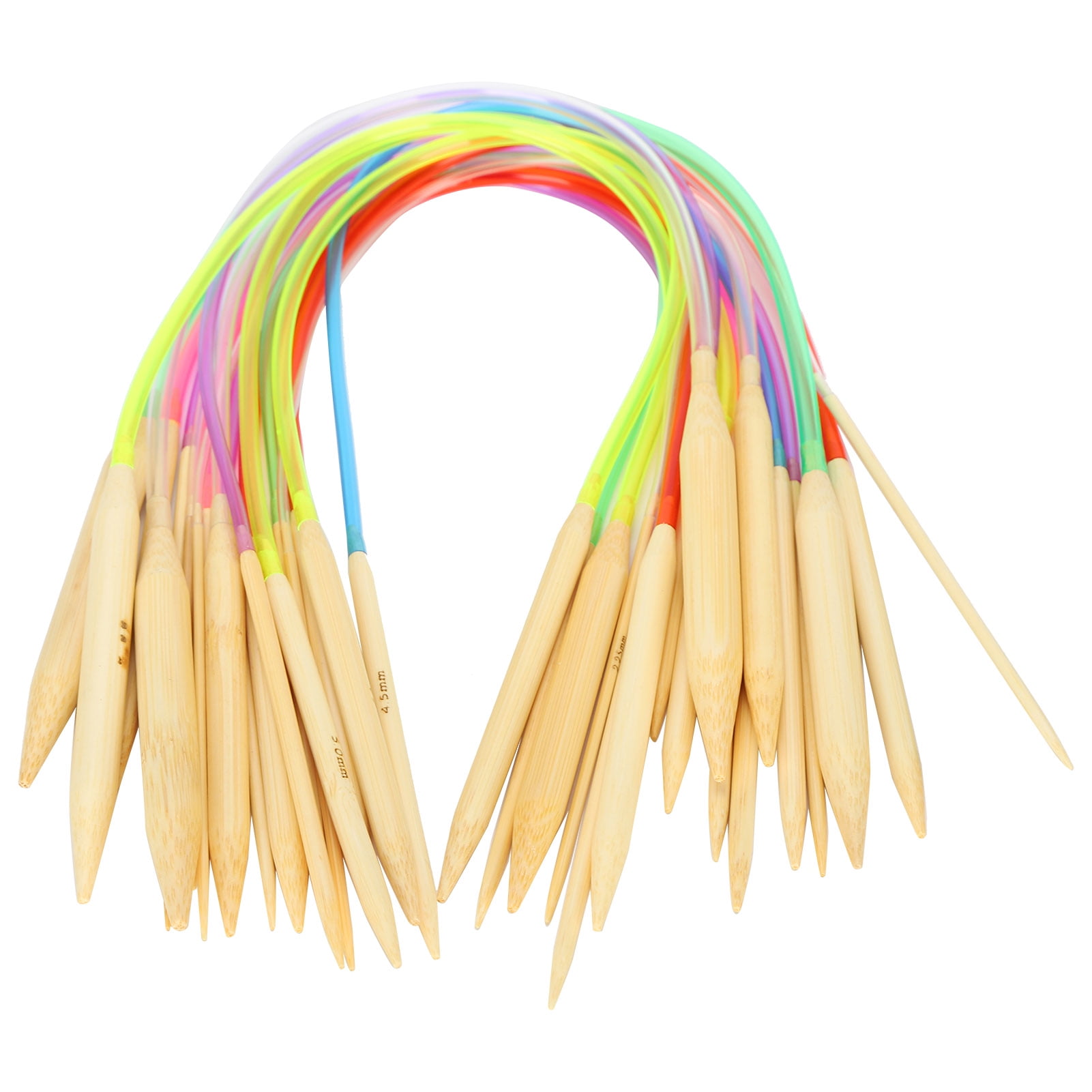 Unbranded Circular Needle18pcs Circular Needle Doublepoint Bamboo Needles Double Pointed Knitting Needle Future-Proof Design