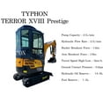 TYPHON TERROR XVIII Prestige 2 Ton Mini Excavator KUBOTA Diesel Engine ...