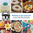 Biscuit Cutter Set for baking (5 Pieces/Set), Round Fluted Edge shape ...