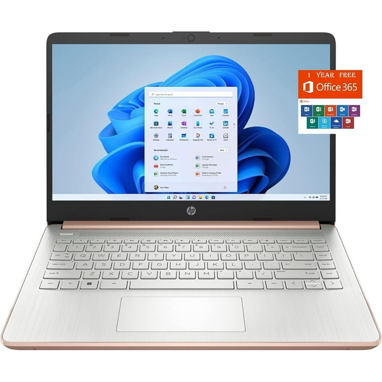 HP Stream 14 Laptop 2022 New, 14" 1366x768 Display, Intel Celeron N4120 ...