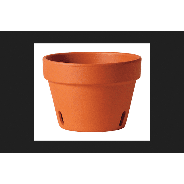 Deroma Terracotta Clay Orchid Planter 4.8 in. H x 6.7 in. W - Walmart.com
