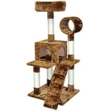 Go Pet Club 50 in. Cat Tree Condo Scratcher Post Pet Bed Furniture ...