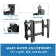 Mount-It! Pop-Out Video Wall Mount for Commercial Installations | Fits ...