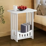 Lilixerw Narrow Side Table,Slim End Tables,Skinny Table for Small ...