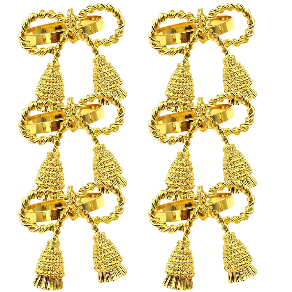 Click here for Oulii 6pcs Table Napkin Rings Creative Napkin Buck... prices