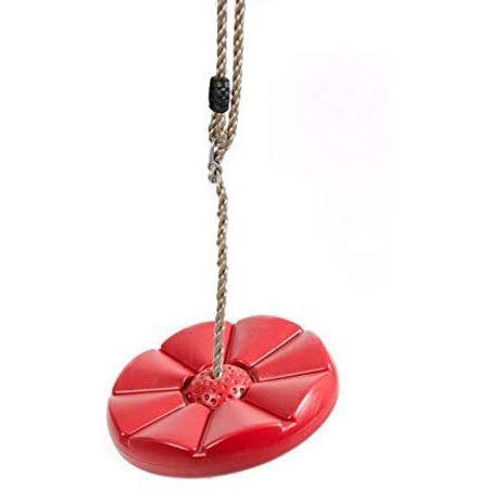 CPDD Disk Seat Swing Daisy Disc Monkey Swing Rope Tree Swing (Blue ...