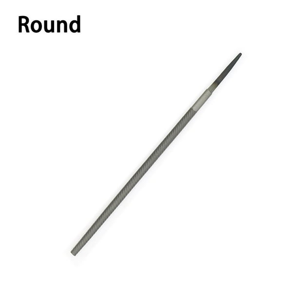 8 Inch 200mm Steel Files Without handle Round Half-round Triangular ...