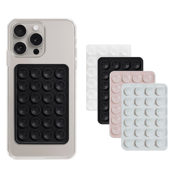 Octobuddy Silicone Suction Phone Holder, Adhesive Mount for iPhone and ...