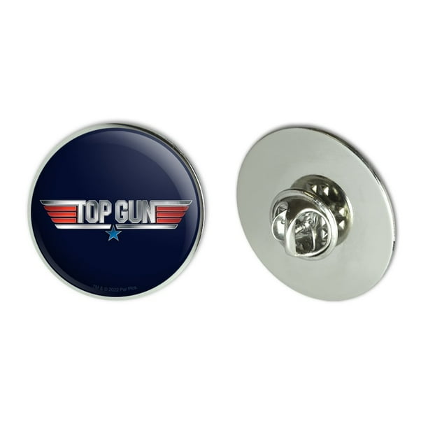 Top Gun Rendered Logo Metal 1.1" Tie Tack Hat Lapel Pin Pinback ...