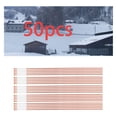 Driveway Markers Snow Stakes - 50 Pack - 1/4 inch x 48 inch Orange ...