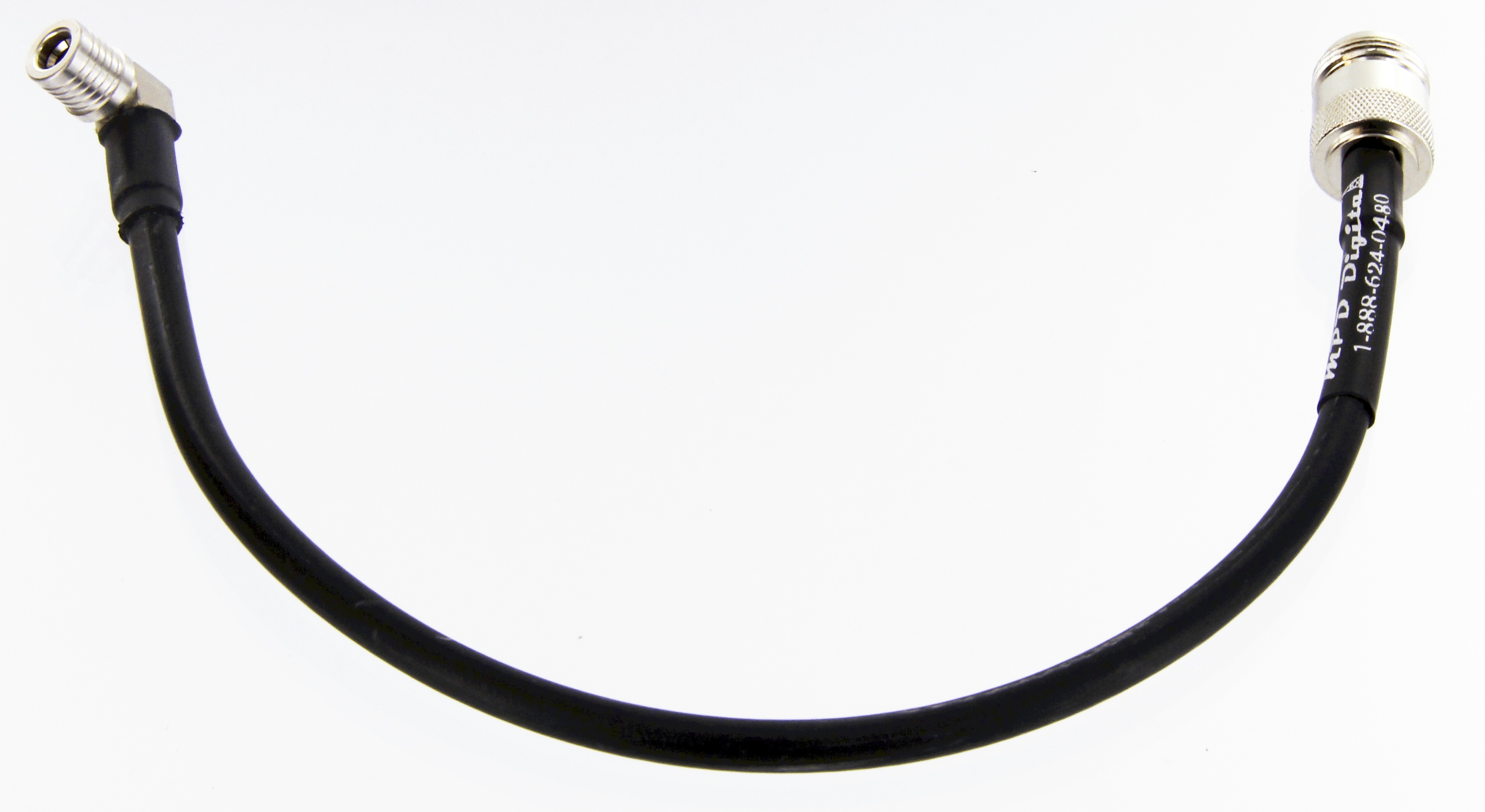 QMA Right Angle to N Female Adapter Pigtail for DAS | Andrew Commscope ...