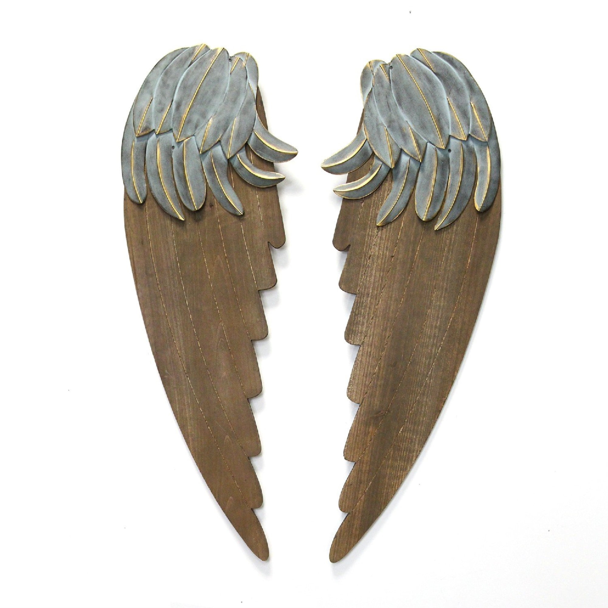 Stratton Home Decor Rustic Angel Wings - Walmart.com
