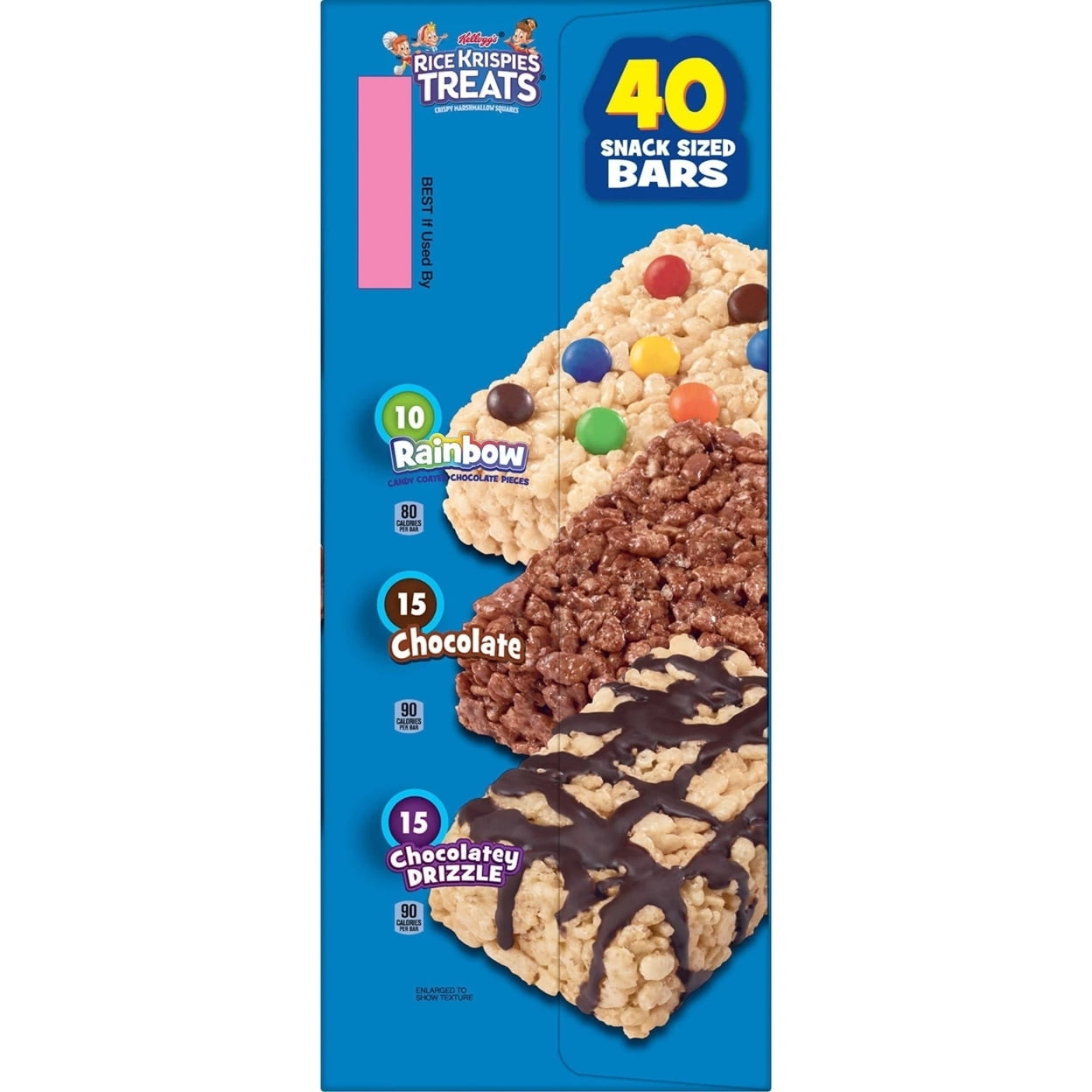 Buy Kellogg's Rice Krispies Treats Snack Size, Variety Pack (40 Count ...