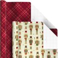 XIULIN Christmas Wrapping Paper Rolls with Cutlines on Reverse (6 Rolls ...