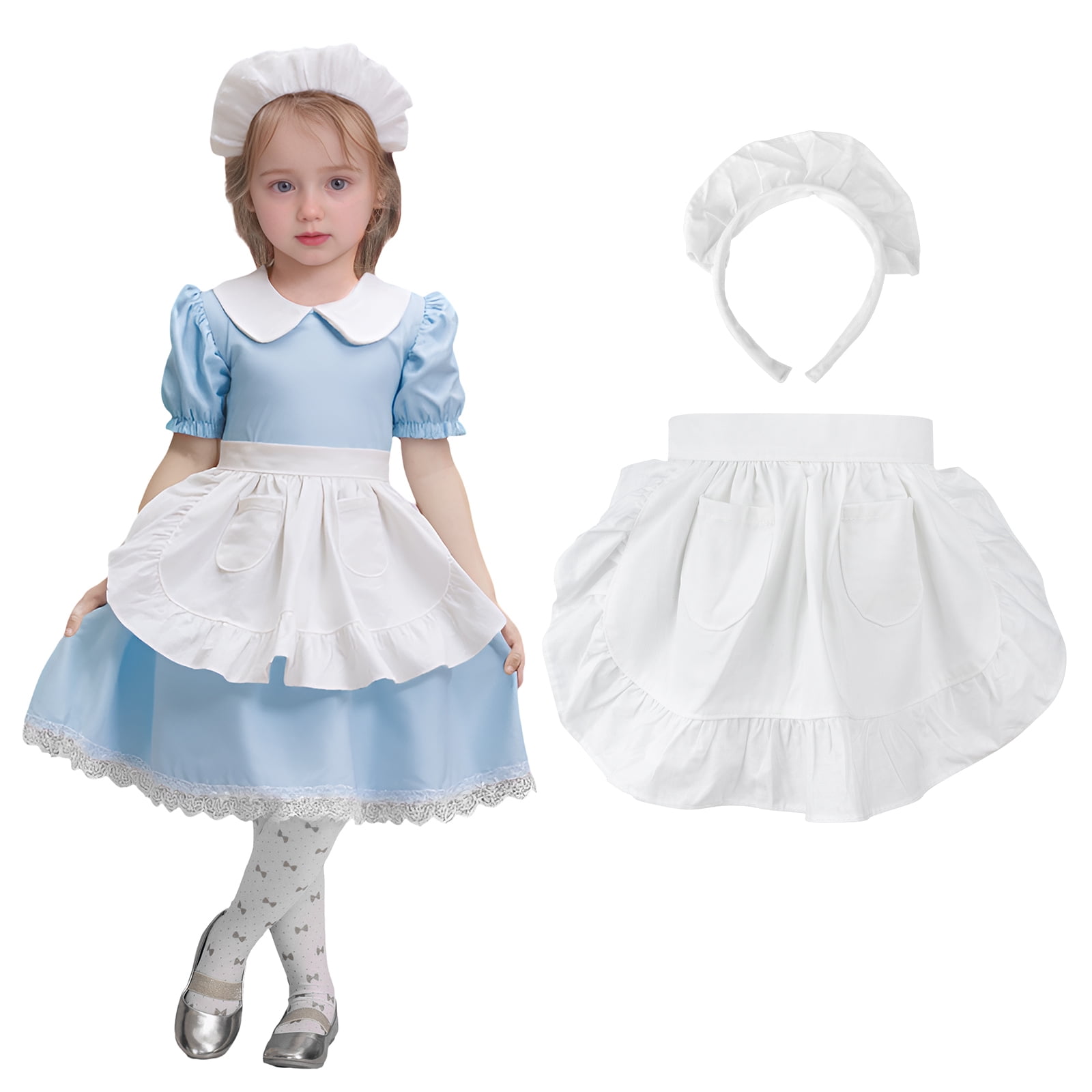 Click here for Aspire Cosplay Waist Apron With Headband Girls  Wh... prices