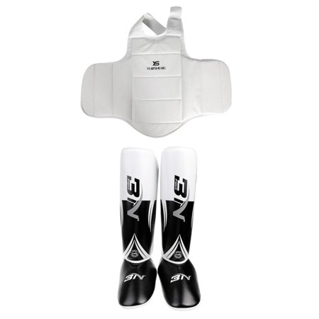 Boxing Protector Set Chest Leg Guard MMA Body Training Kickboxing ...