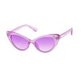 Sparkle Rhinestone Purple Cat Eye Sunglasses - Fancy Retro 50s Style ...