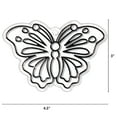 Hello Hobby Ready-to-Paint Butterfly Suncatcher, Plastic Sun Catcher ...