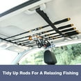 "Roylvan 2-Pack Adjustable Fishing Rod Rack Straps, 30-54"" Car Roof ...