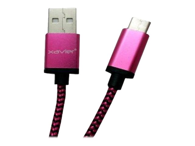 Xavier USB-C Male to USB-A Male Braided Cable, 6' - Walmart.com