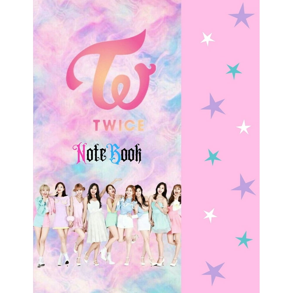 Twice Notebook : 150 pages college rule line paper size 8.5 x 11 ...