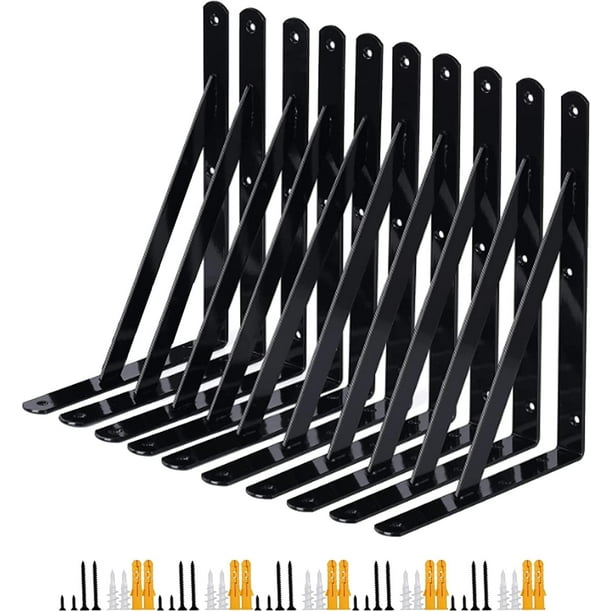 10PCS 10 Inch Heavy Duty Metal Wall Hanging Brackets with Mounting ...