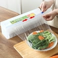 ZHaobin 15cm-30cm Wrap Dispenser Reusable Saran Wrap Cutter with Slide ...
