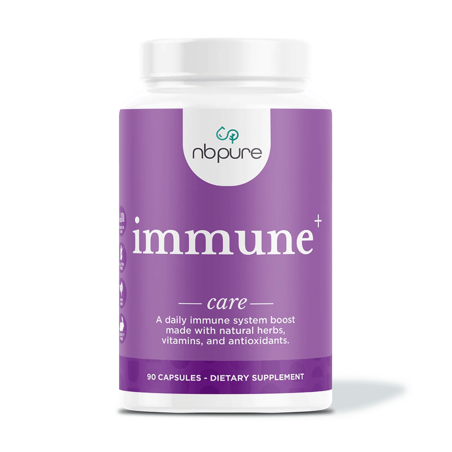 nbpure Immune+ Daily Immune System Supplement Boost, Immunity ...