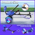 UNI-SUN Hoverboard with Go Kart, Bluetooth Hoverboard with Seat ...