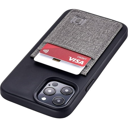 Dockem iPhone 12 Pro Max Wallet Case: Hidden Metal Plate for Magnetic ...