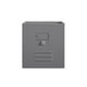 Little Seeds Nova Metal Locker Storage Bins 3 Pack - Graphite Grey ...