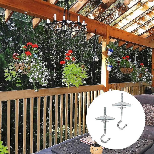 10 Pieces Bolt Wings Hook, Ceiling Mount Hook Carbon Steel Ceiling ...