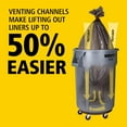 44 Gallon Heavy-Duty Round Trash/Garbage Container, for Landscapers ...
