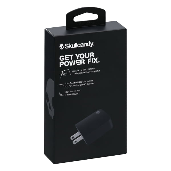 Skullcandy Fix - Power adapter - 12 Watt (USB) - black - Walmart.com