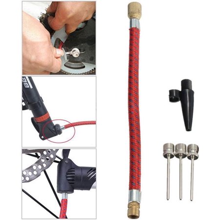 Inflatable Extension Hose Tube Bed Air Nozzle 3pcs Inflating Needles ...