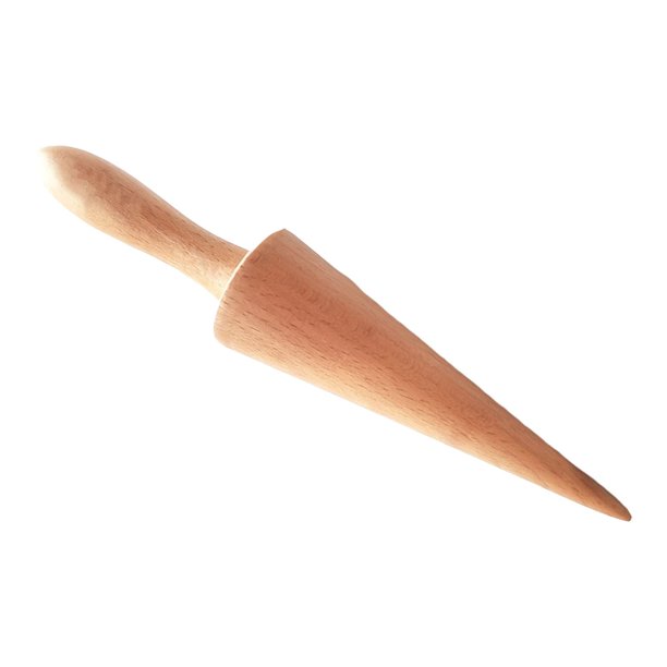 Wooden Ice Cream Cone Maker, Waffle Pastry Cone Tool, Pizzelle Roller ...