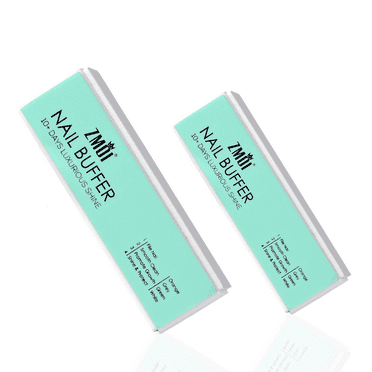 ZMOI Pro Nail Buffer Set ?Luxurious Shine Korean 4-Way Nail Buffing ...