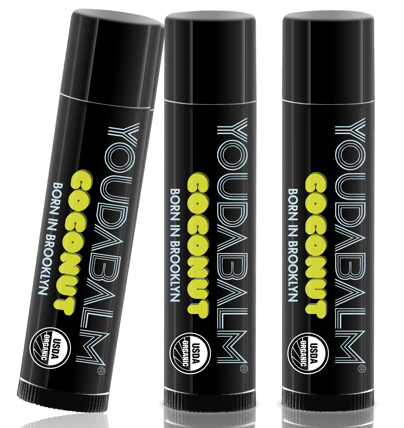 You Da Balm: Organic Lip Balm | Coconut | 3-Pack of Tubes | Soft ...
