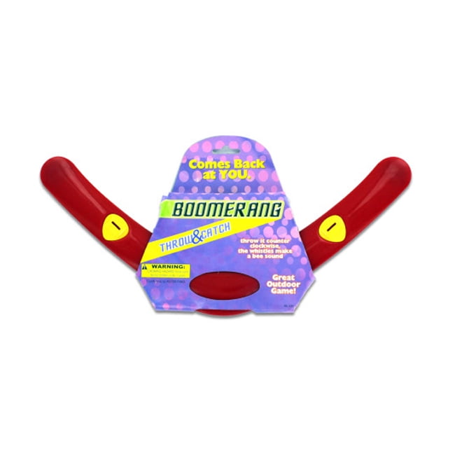 Red plastic boomerang 24 Pack - Walmart.com